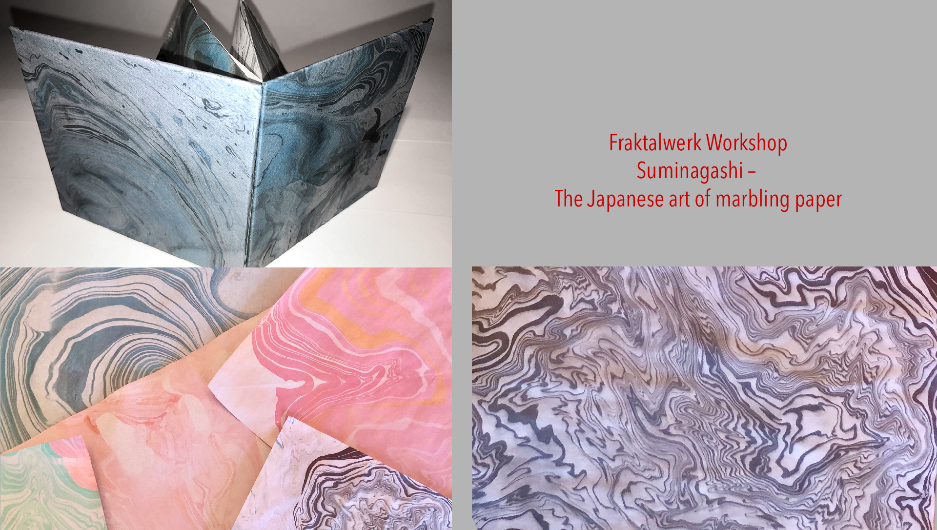 Suminagashi - The Japanese art of marbling paper - Fraktalwerk